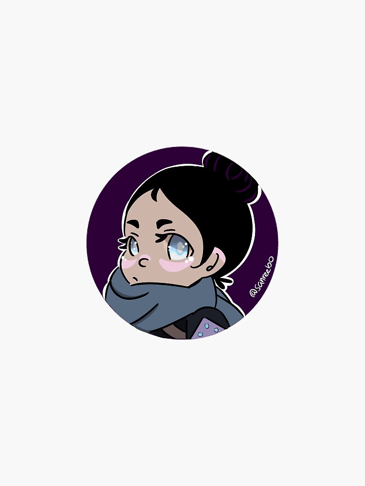 "Apex Legends Wraith Chibi" Sticker by sanreebo | Redbubble