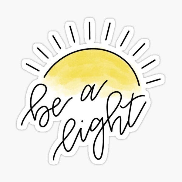 Paper Stickers, Labels & Tags Be The Light Sticker etna.com.pe