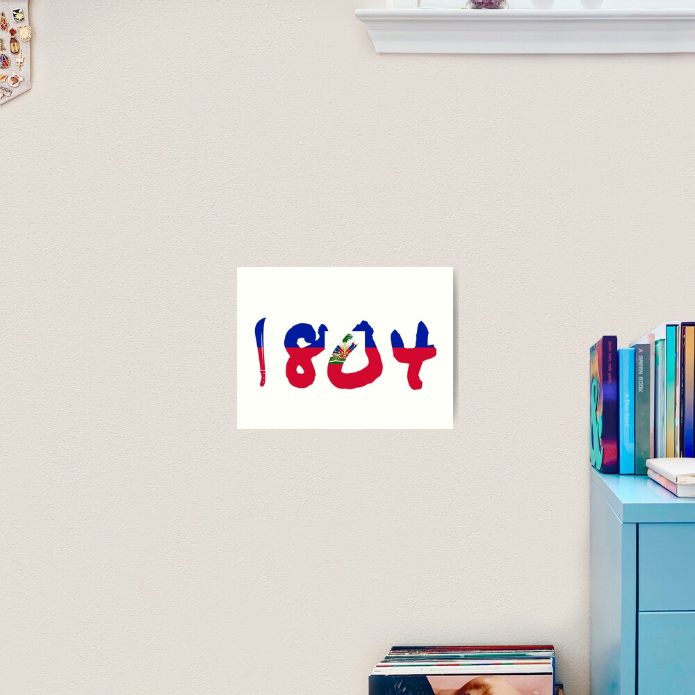 "1804 Logo (Haiti Version)" Art Print for Sale by 1804CHEF | Redbubble