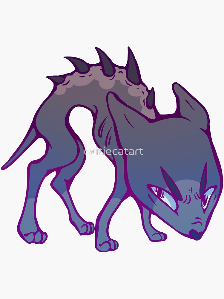 "chupacabra" Sticker by caitiecatart | Redbubble