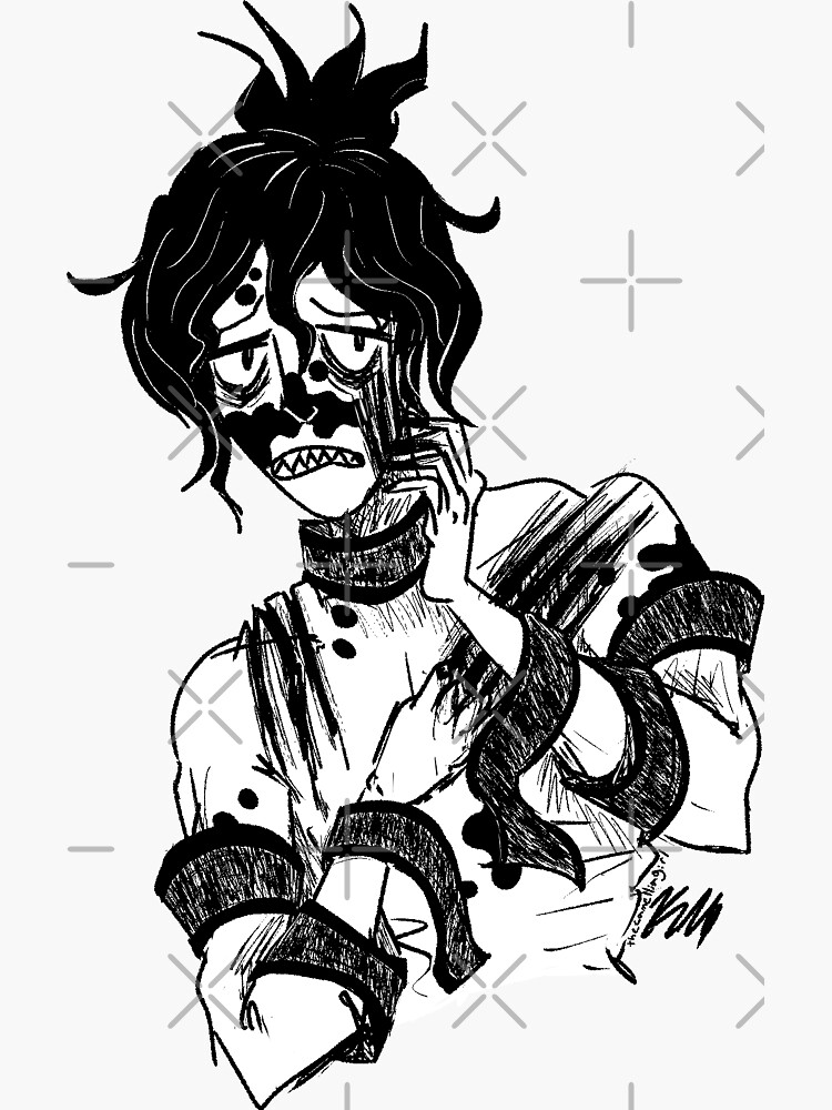 "gyutaro" Sticker by buttastic | Redbubble