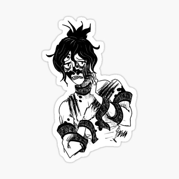 "gyutaro" Sticker by buttastic | Redbubble