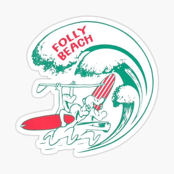 Folly Beach Stickers | Redbubble