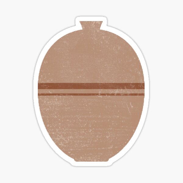 "Minimal Abstract Greek Pottery 2 - Lebes - Terracotta Series - Modern ...