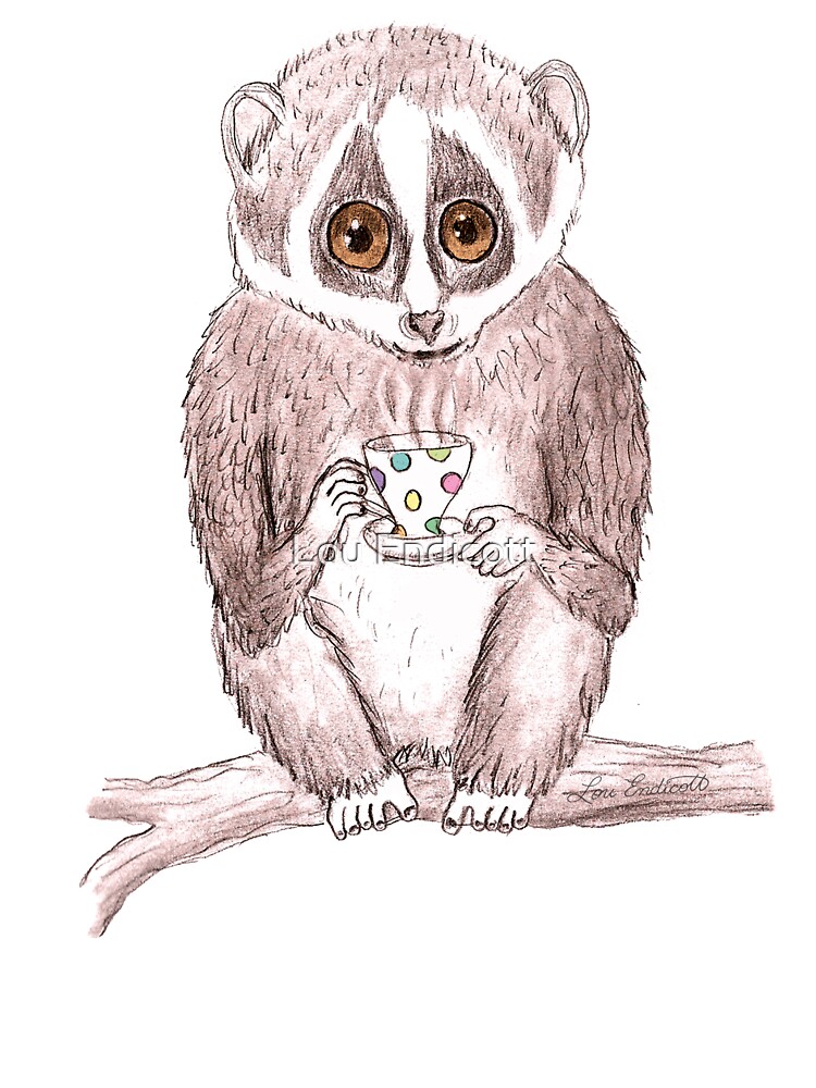 Baby Slow Loris Svg Cut Files Eps Vector Cricut Clipart Cute Animals ...