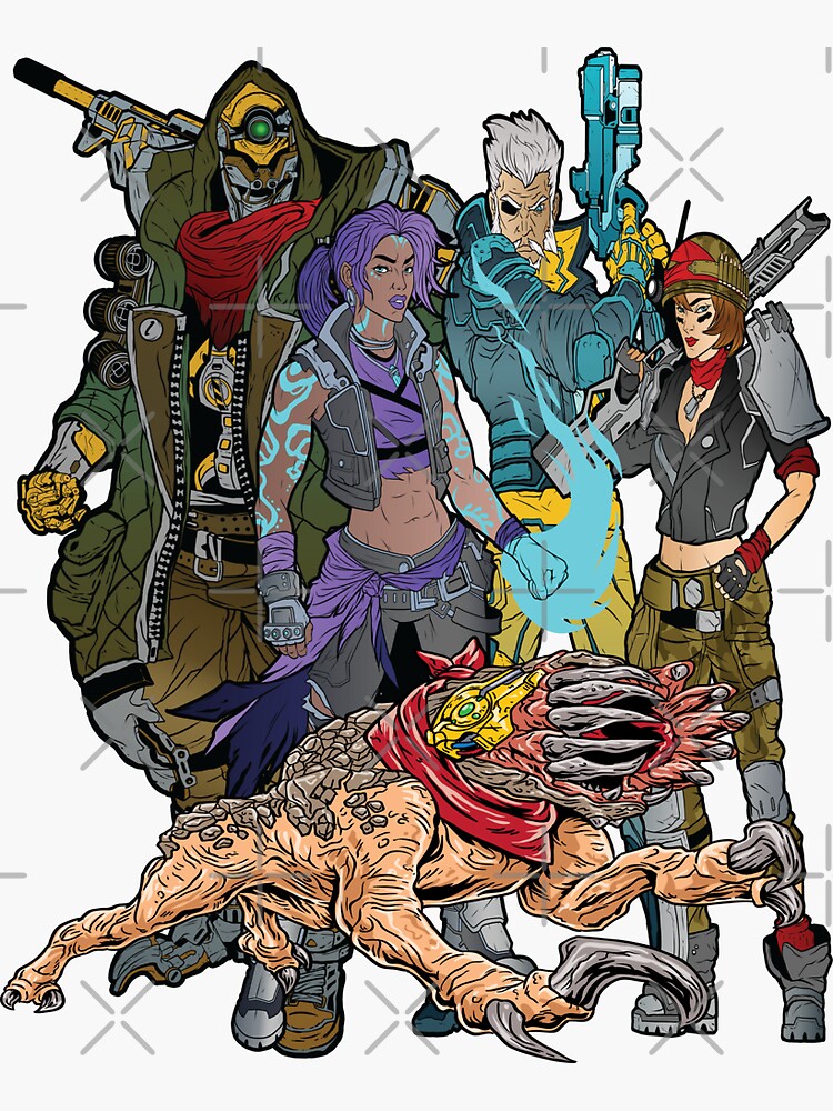 "Borderlands 3 FL4K Beastmaster Amara Siren Moze Gunner Zane Operative ...