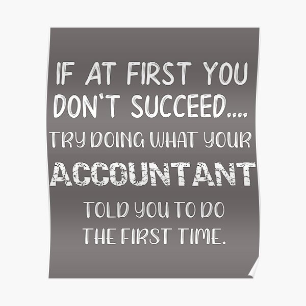 Accounting Posters | Redbubble