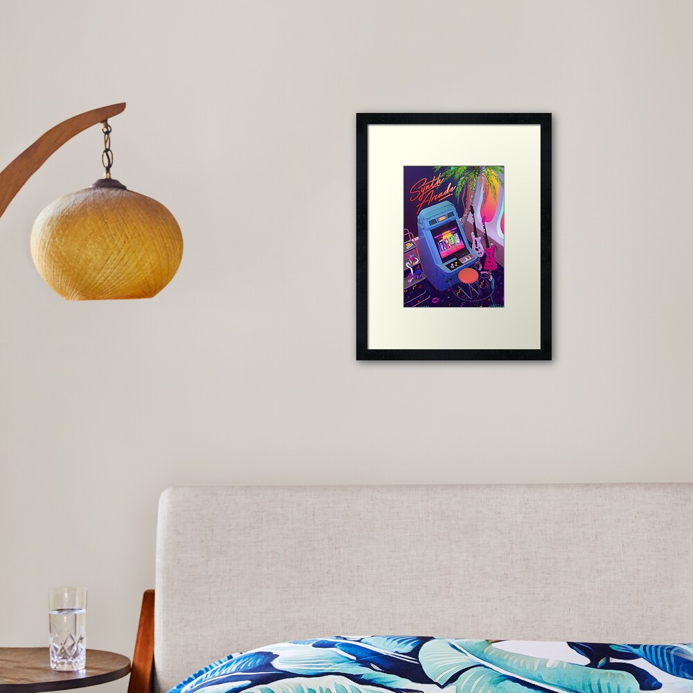 "Synth Arcade" Poster for Sale by dennybusyet | Redbubble