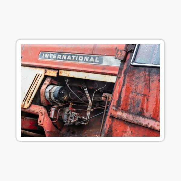 "Vintage International 574 Tractor 02" Sticker for Sale by ...