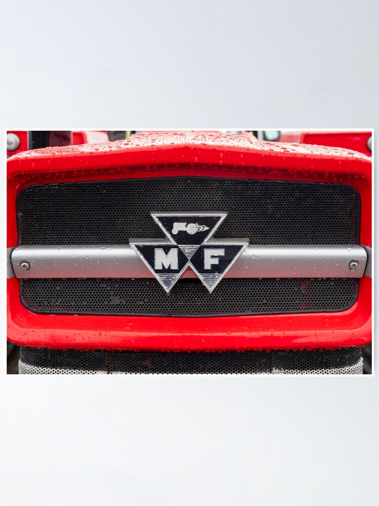 "Vintage Massey Ferguson badge" Poster for Sale by richardnixon1 ...
