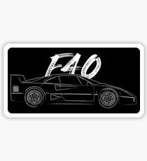 Ferrari F40 Stickers | Redbubble