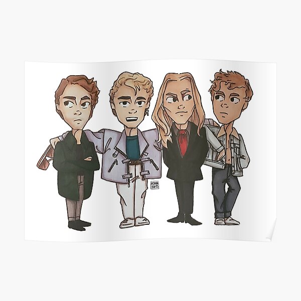 "Michael x Duncan x Jim x Xavier Sketch" Poster for Sale by ...