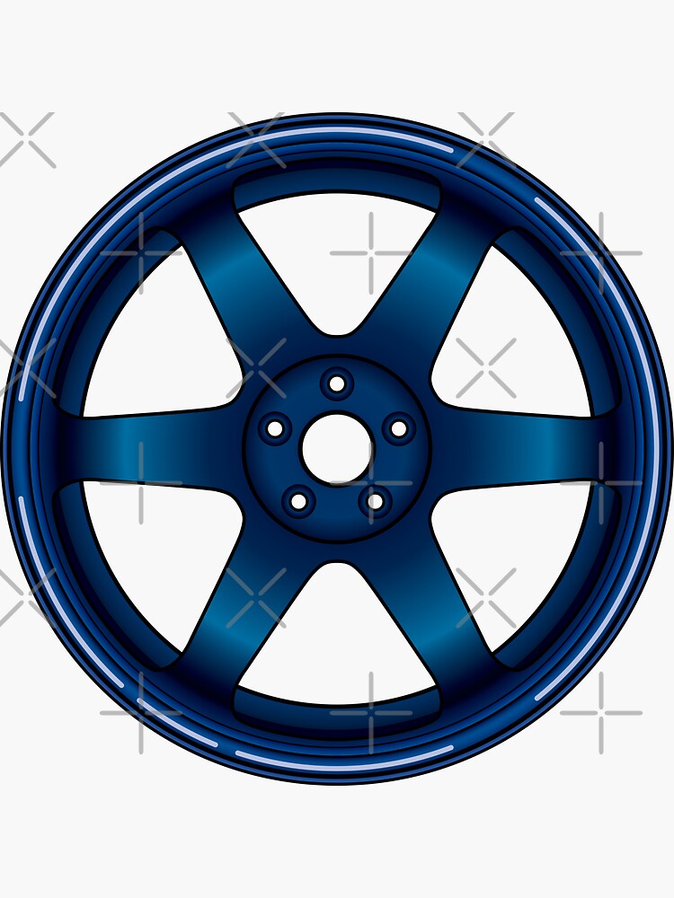 "TE37" Sticker by Turboosted | Redbubble