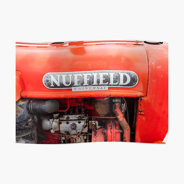 "Vintage Nuffield Tractor Badge" Poster by richardnixon1 | Redbubble