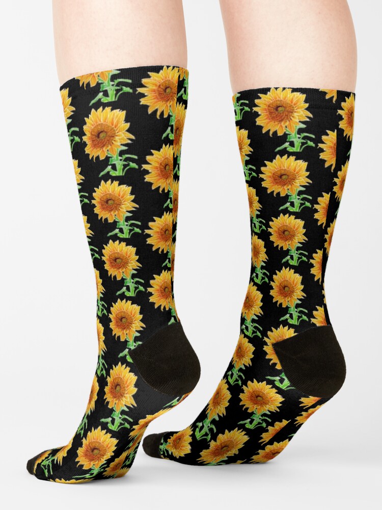 "Sunflower " Socks for Sale by PaintedbyCarol | Redbubble