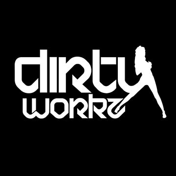 "Dirty Workz logo" Sticker for Sale by HardstyleNation | Redbubble