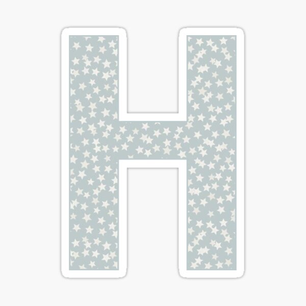 Letter H Stickers | Redbubble