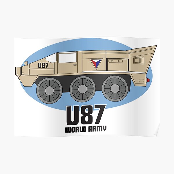 "U87 vehicle from 'Joe 90'" Poster by RichardFarrell | Redbubble