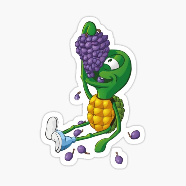 "Cute Grape Turtle Illustration" Sticker for Sale by alexroldugin ...