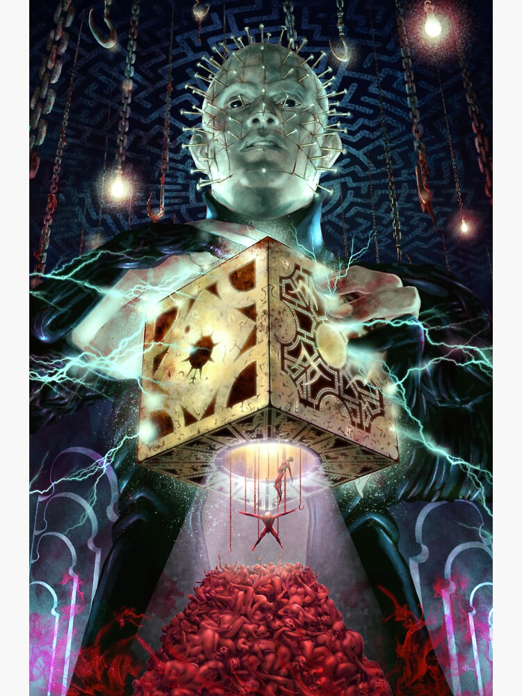 "Pinhead" Sticker by VasilisZikosArt | Redbubble