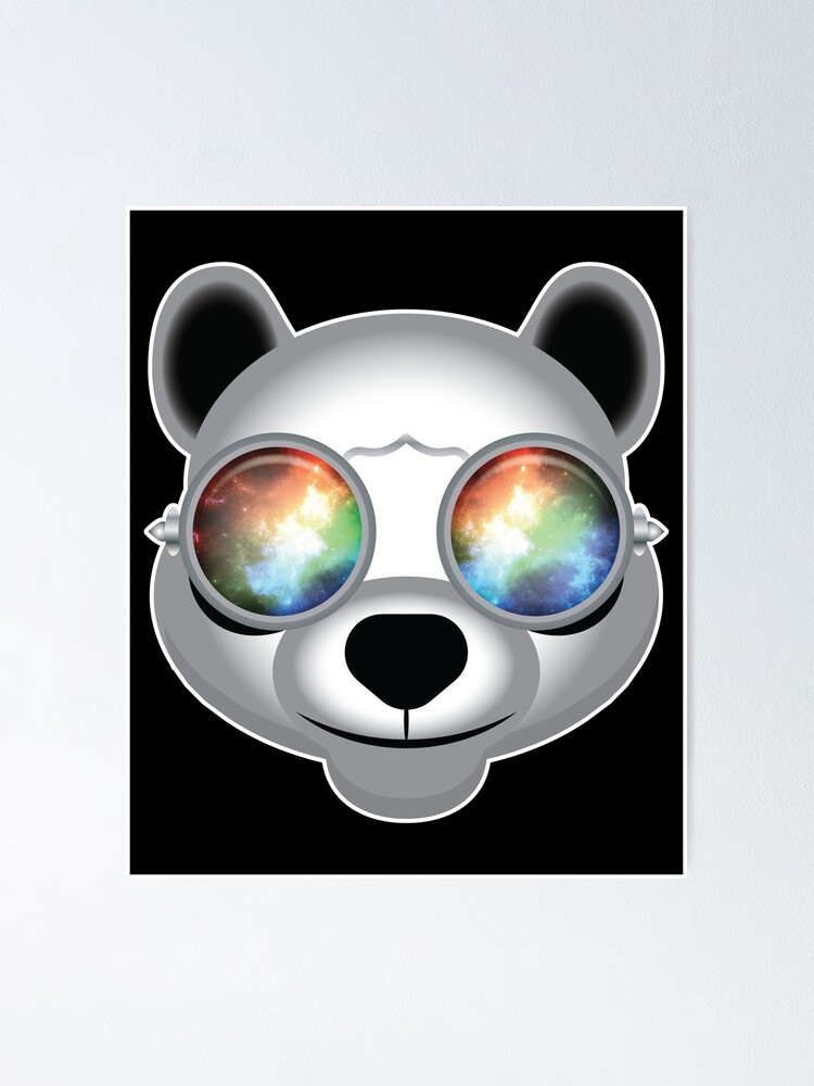 "Techno Panda Rave Wear Festival Wear Men & Women" Poster von QQDesings ...