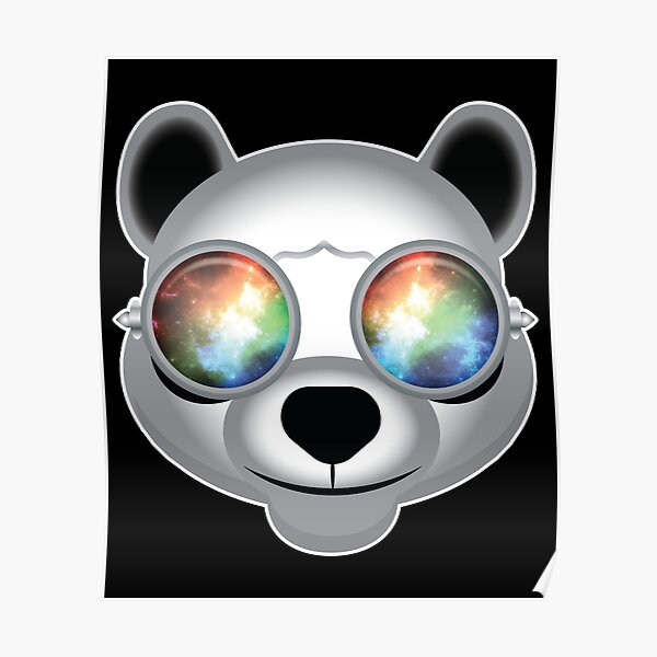 "Techno Panda Rave Wear Festival Wear Men & Women" Poster von QQDesings ...