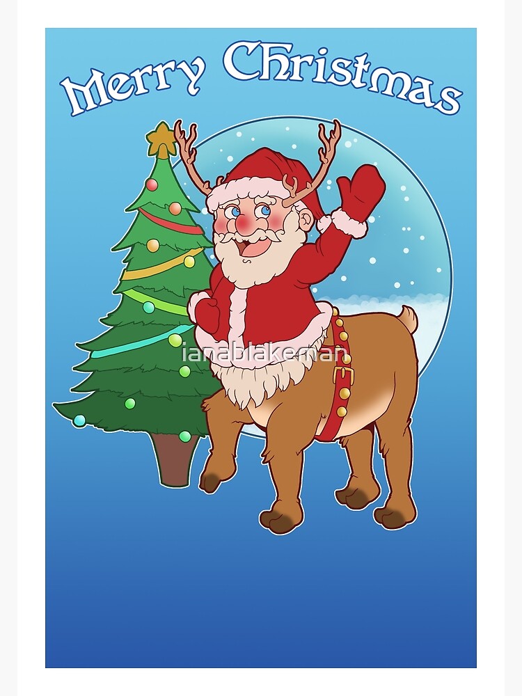 "Centaur Claus" Poster by ianablakeman | Redbubble