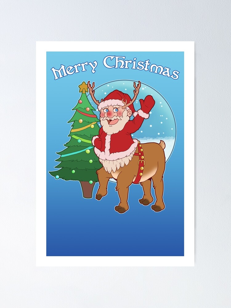 "Centaur Claus" Poster by ianablakeman | Redbubble