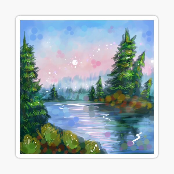 "Early Morning Sunrise" Sticker for Sale by BucketOfPenguin | Redbubble