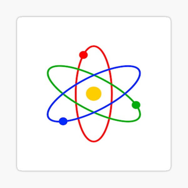 "Atom" Sticker for Sale by djquikk | Redbubble