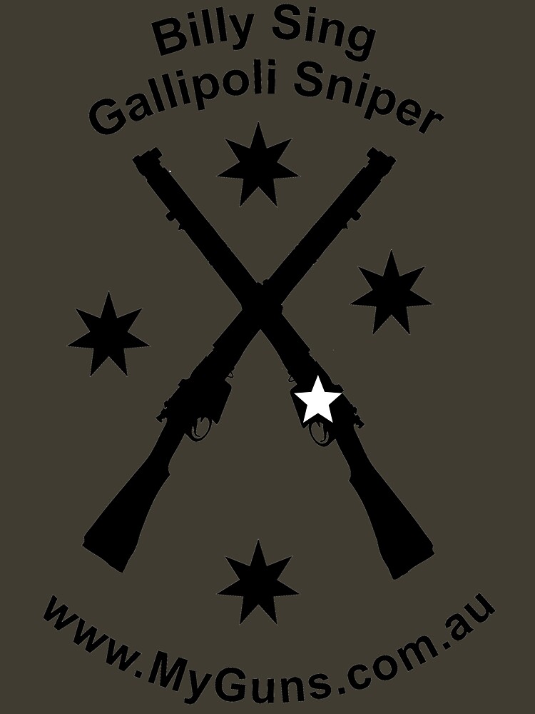 "Billy Sing- Gallipoli Sniper" T-shirt for Sale by NemesisGear ...