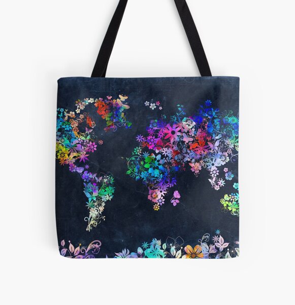 Map Tote Bags | Redbubble