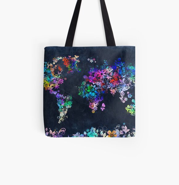 Map Tote Bags | Redbubble