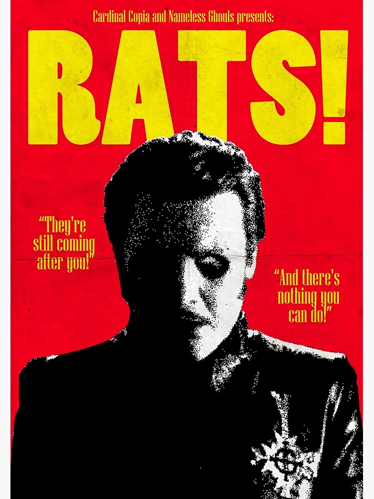 "Rats!" Poster for Sale by PontodFuga | Redbubble