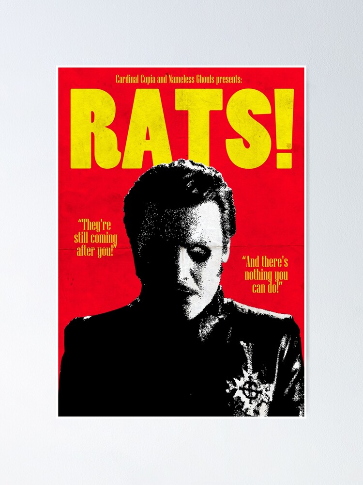 "Rats!" Poster for Sale by PontodFuga | Redbubble