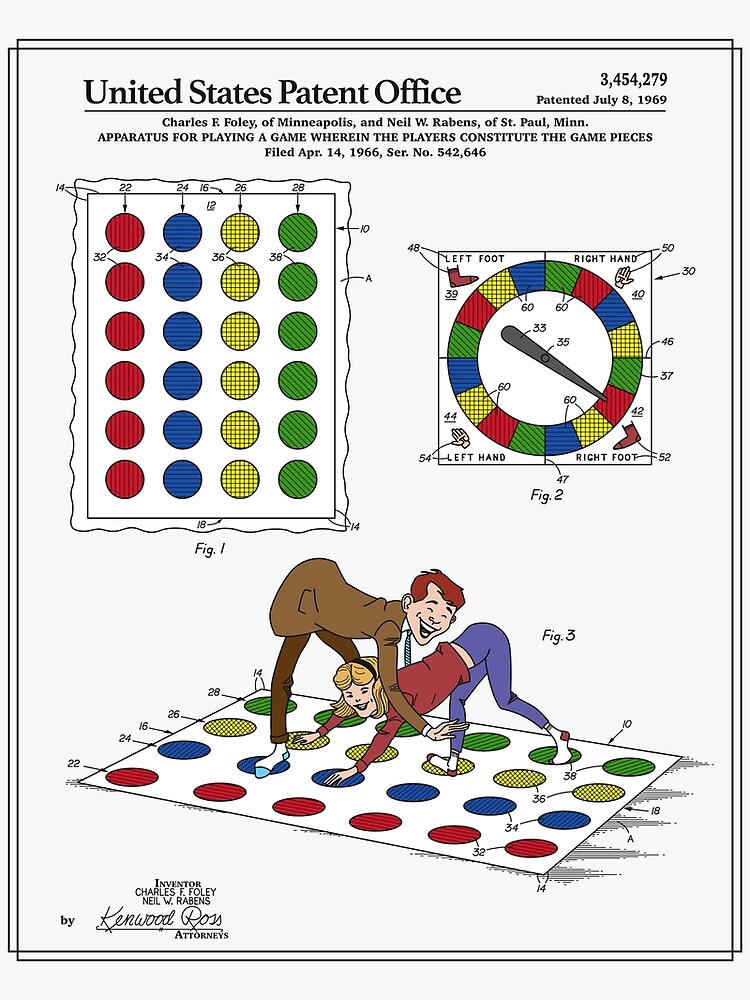 "Board Game Patent " Poster for Sale by FinlayMcNevin | Redbubble