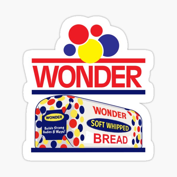 Wonder Bread Stickers | Redbubble