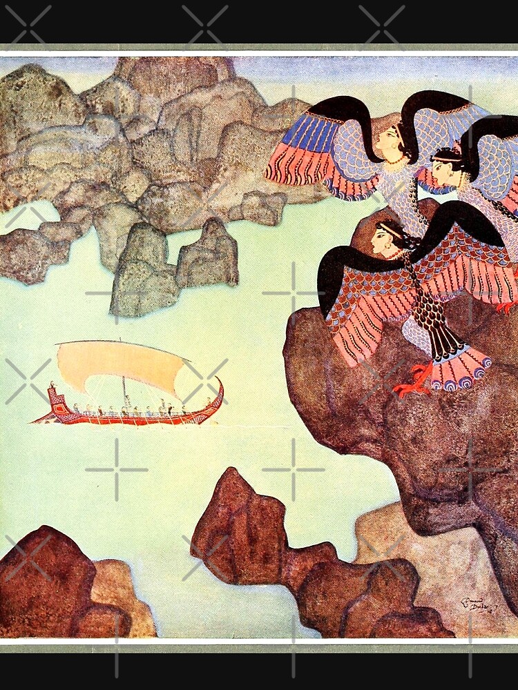 Foulard « Les sirènes et les argonautes de Jason - Edmund Dulac ...