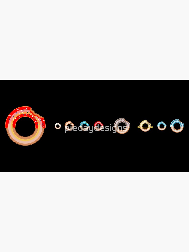 "Donuts Solar system" Poster for Sale by piedaydesigns | Redbubble