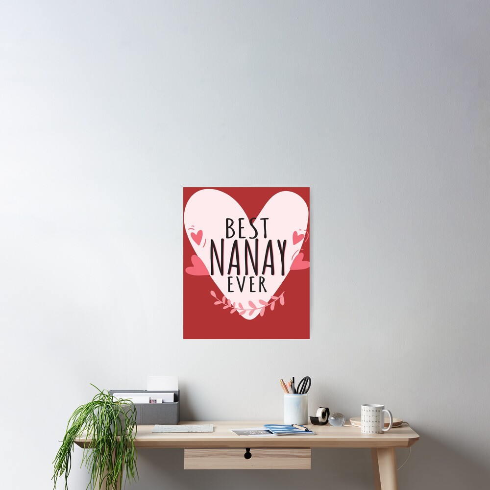 "Nanay Filipino Mom Best Nanay Ever" Poster for Sale by CreaTeePH ...