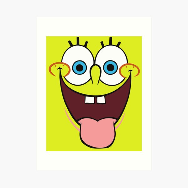 "spongebob squarepants smile" Art Print for Sale by Ixorastyle | Redbubble