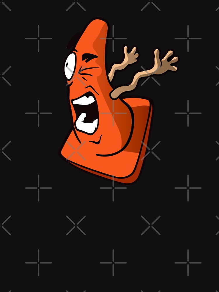 "Screaming Traffic Cone" Classic T-Shirt for Sale by BreadXDesigns ...