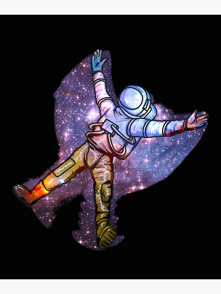 "Astronaut Space Angel Making Stars Art" Poster by ugbk-tshirts | Redbubble