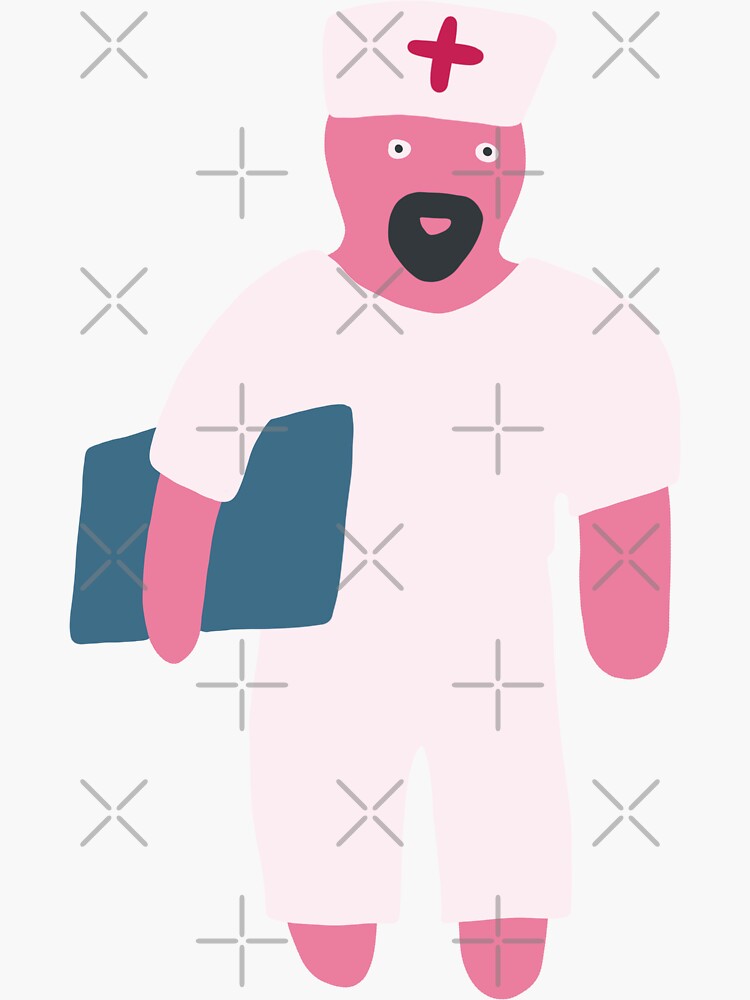 "Male Nurse" Sticker for Sale by isstgeschichte | Redbubble