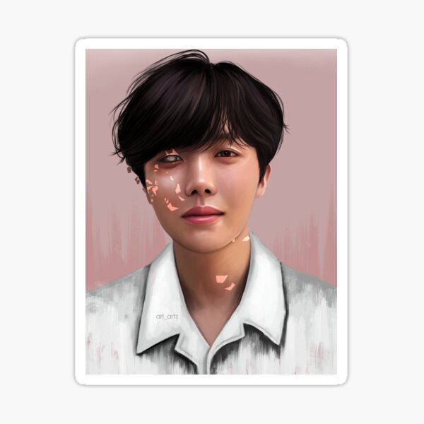 "Jhope" Sticker by ari-arts | Redbubble