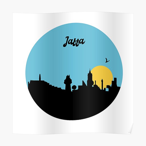 "Palestine - Jaffa Skyline" Poster by arabicislove | Redbubble