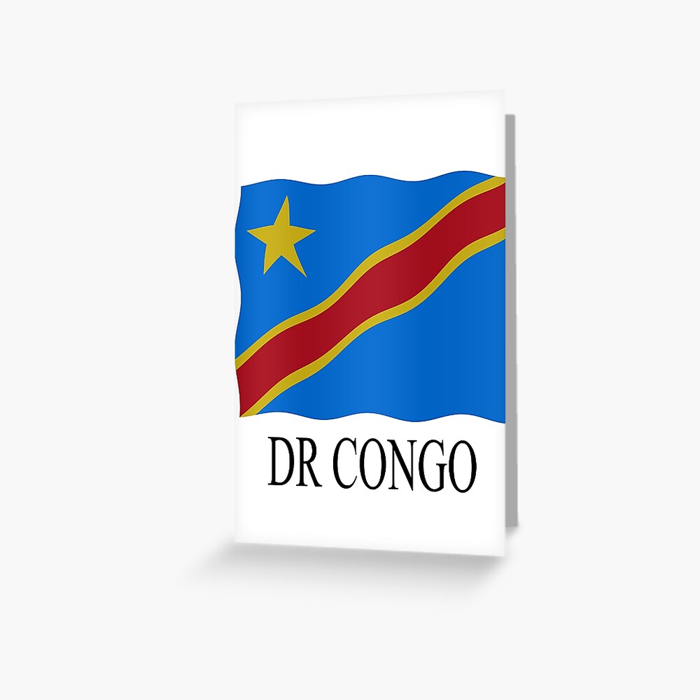 "DR Congo Flag" Greeting Card by stuwdamdorp | Redbubble