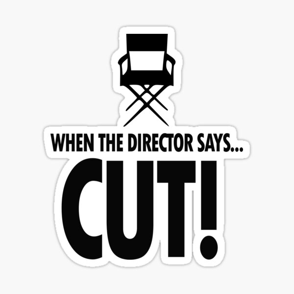 Directors Chair Stickers | Redbubble