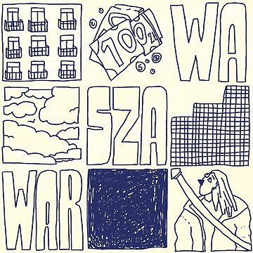 "Warsaw" Sticker for Sale by monique-pdf | Redbubble