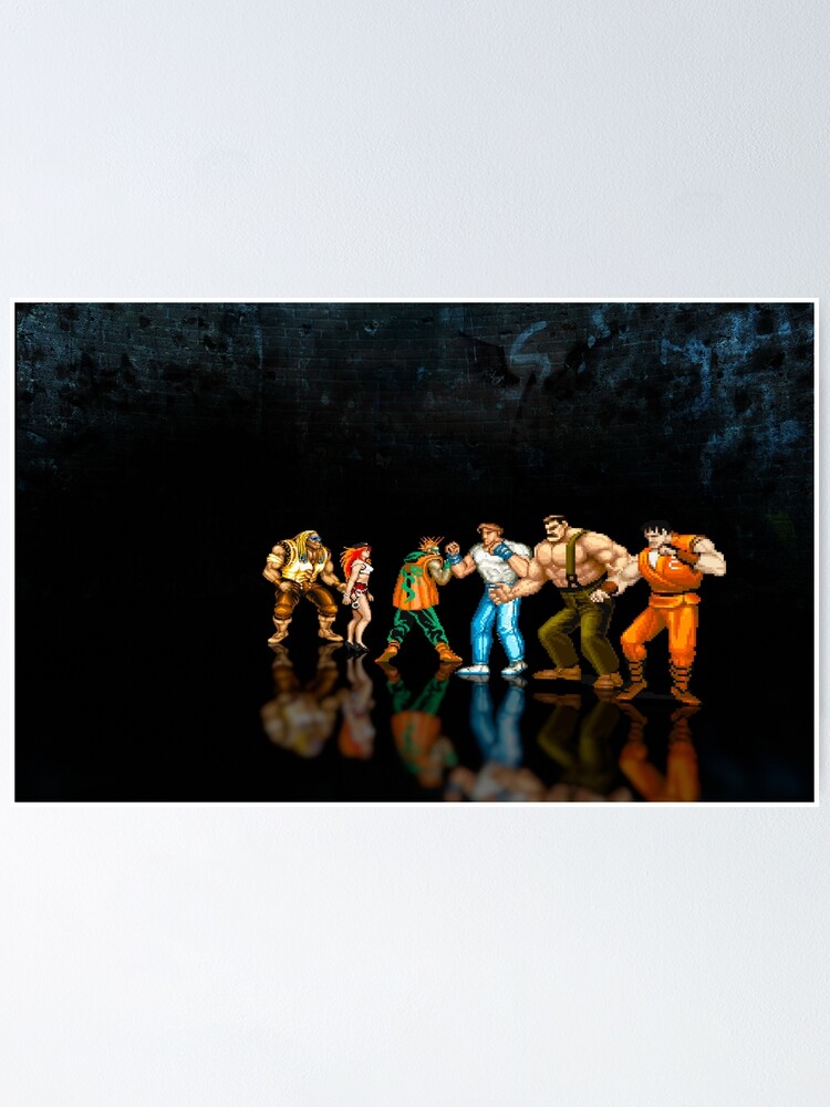 "Final Fight - Pixel art" Poster by smurfted | Redbubble